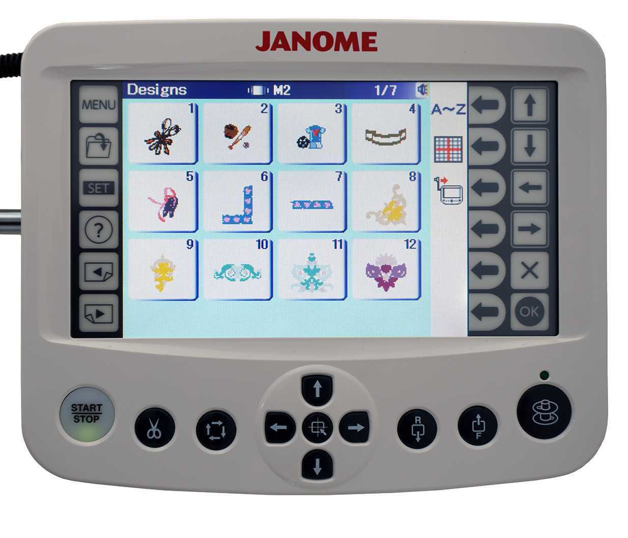 Janome MB-7 Embroidery Machine | Professional 7-Needle Embroidery Machine