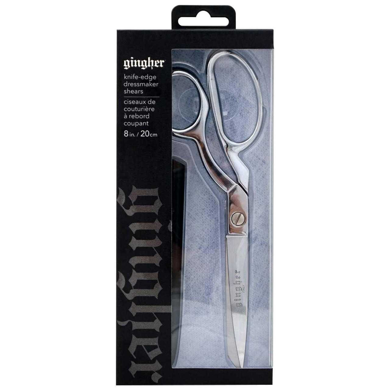Gingher 8” Knife Edge Bent Dressmaker Shears