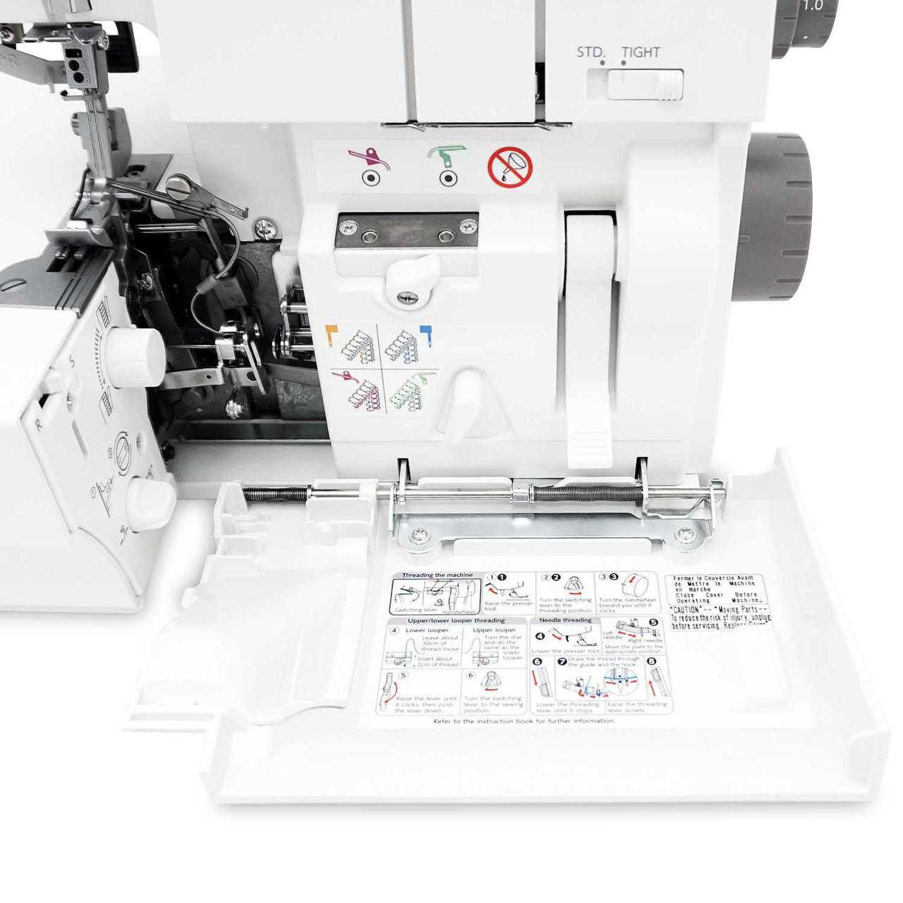 Janome AT2000D Air Thread Professional Serger | 2/3/4 Thread Overlock ...