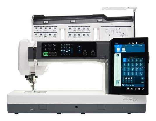Janome Continental M17 Professional Sewing & Embroidery Machine ...