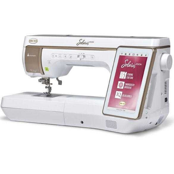Baby Lock Solaris Vision Sewing Embroidery & Quilting Machine with ...