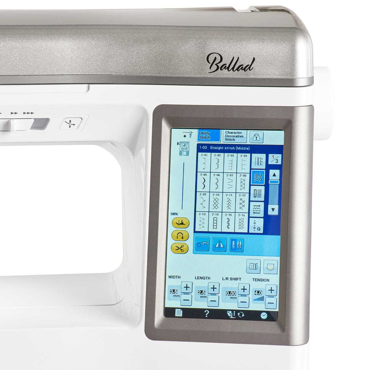 Baby Lock Ballad Quilting and Sewing Machine with Premier Package