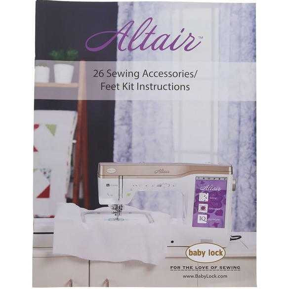 Baby Lock Altair & Aerial 26 Piece Foot and Accessory Kit