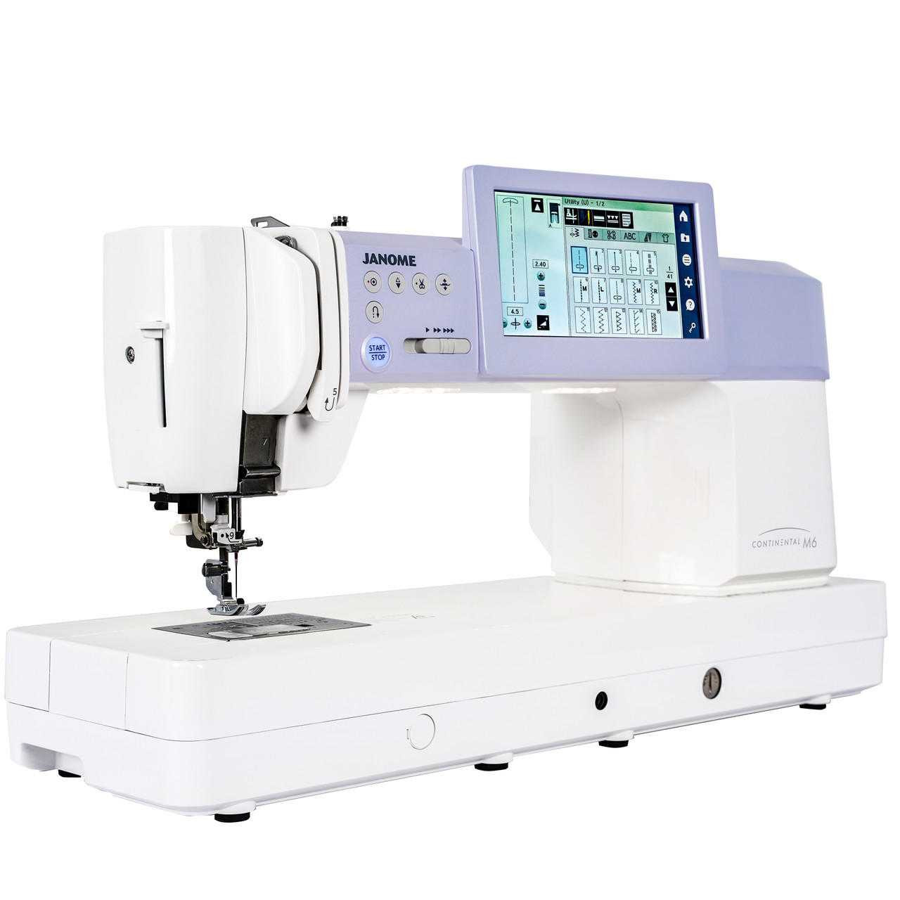 Janome Continental M6 Professional Sewing Machine | Heavy-Duty High ...