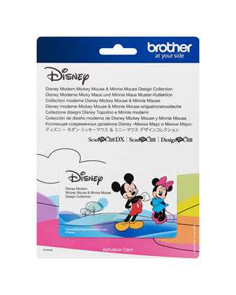Brother CADSNP10 Disney Mickey Mouse and Minnie Mouse Pattern ...