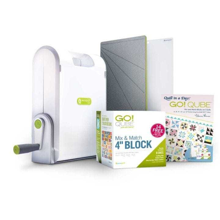 AccuQuilt Ready. Set. GO! Ultimate Fabric Cutting System Boxed Set - 4 ...