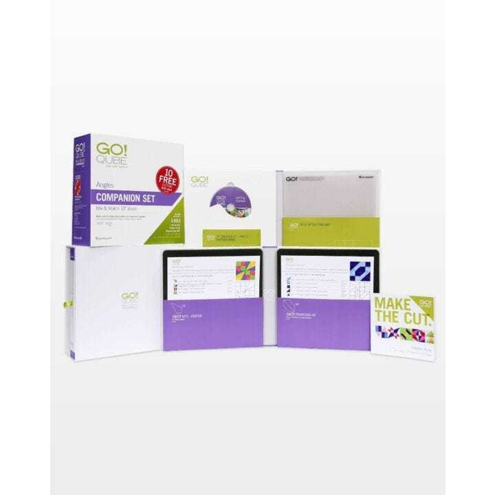 AccuQuilt GO! Qube 10" Companion Set - Angles Machine Quilting Premier ...