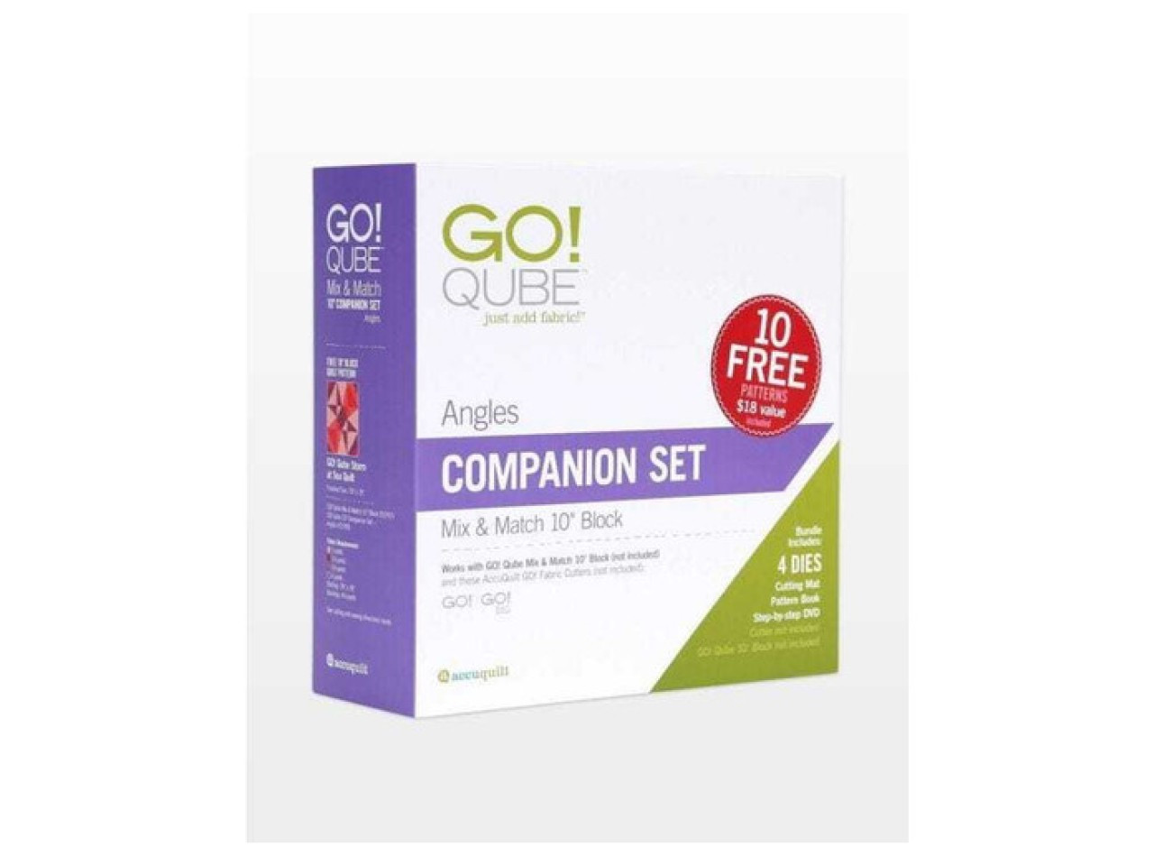 AccuQuilt GO! Qube 10" Companion Set - Angles Machine Quilting Premier ...