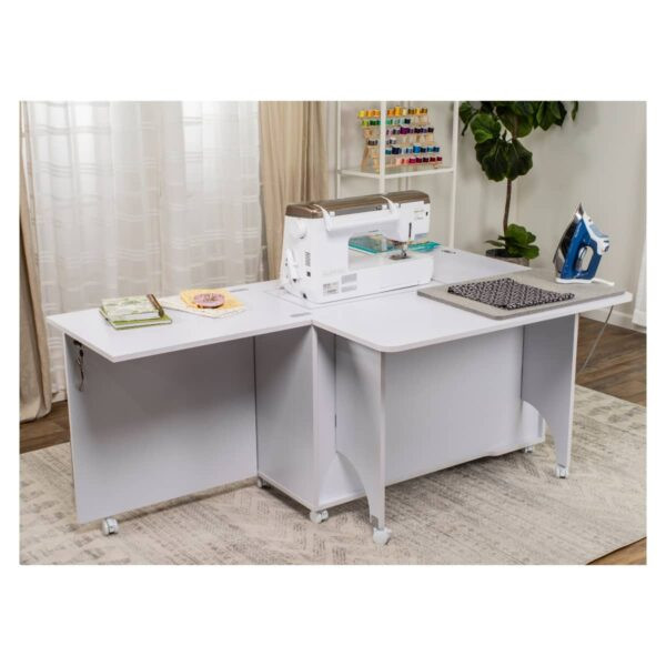 Koala Eclipse Sewing Cabinet in White and Grey Oak