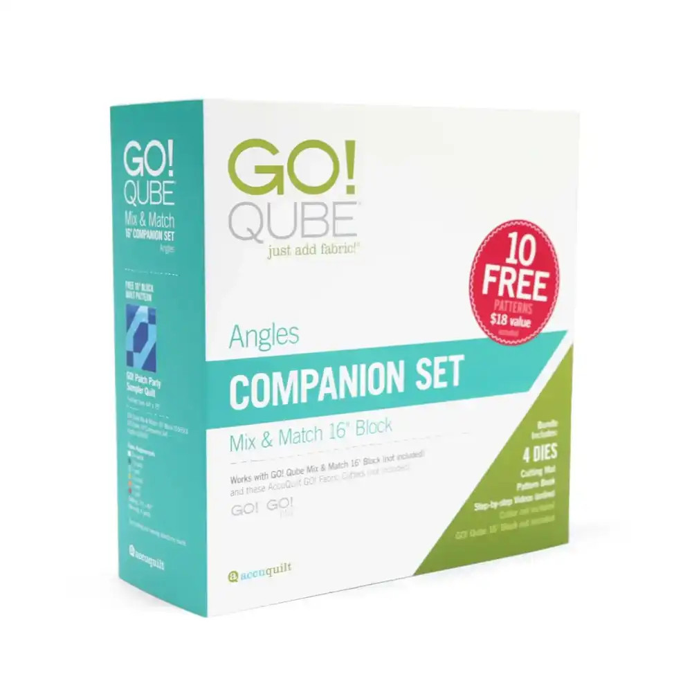 AccuQuilt GO! Qube 16" Companion Set - Angles from Premier Stitching