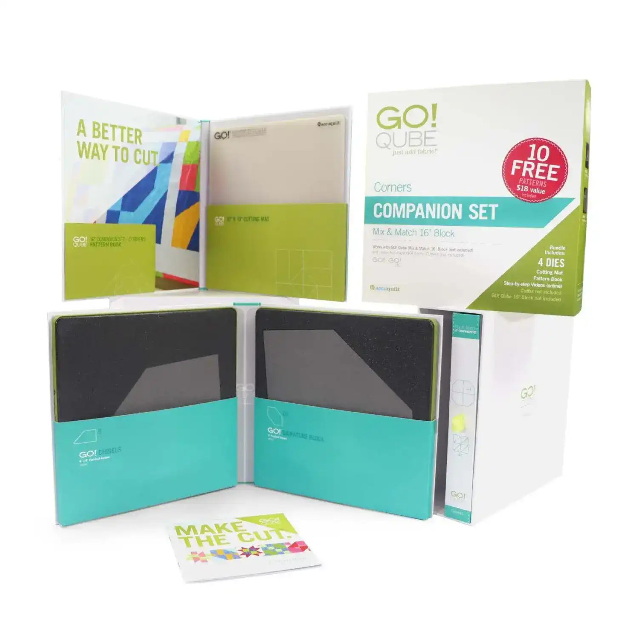 AccuQuilt GO! Qube 16" Companion Set - Corners from Premier Stitching