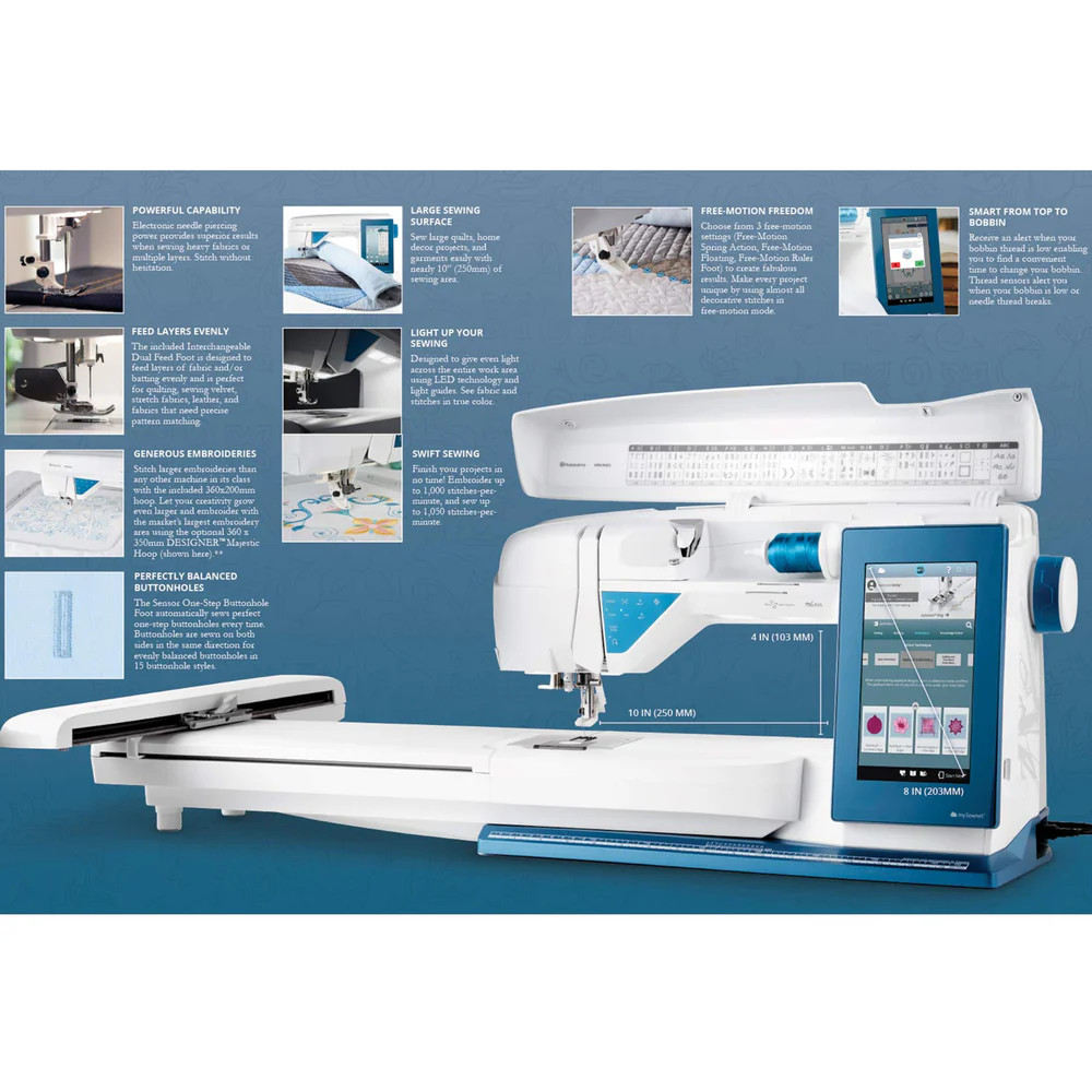 Husqvarna Viking Sapphire 85 | Sewing & Embroidery Machine