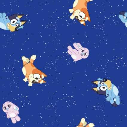 Springs Creative Fabric - Bluey Goodnight Bluey #78288-A620715
