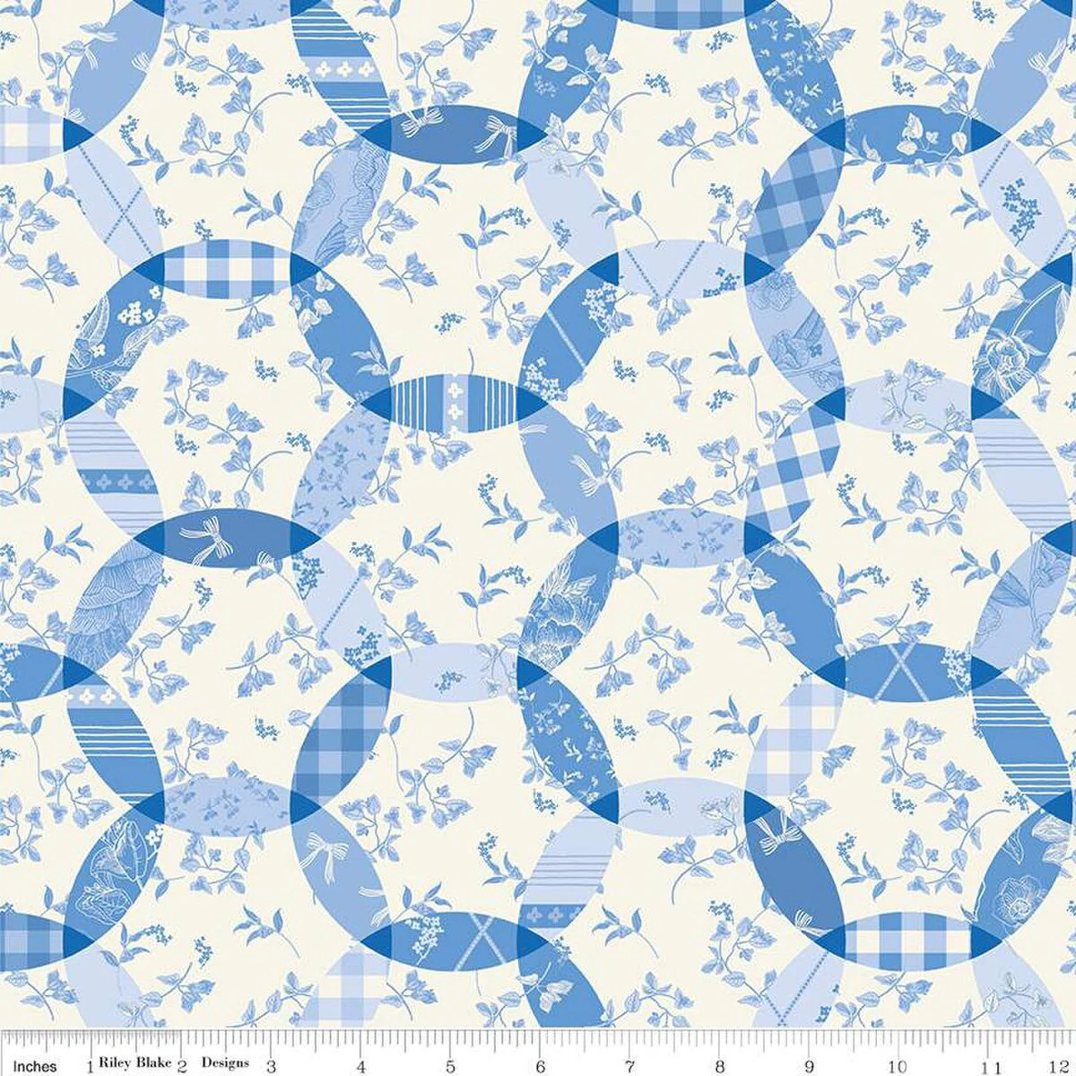 Riley Blake Designs - Penelope - Cheater Print - Cream #c16647-cream