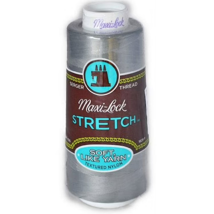 A&E Maxi-Lock Stretch Serger Thread - Steel