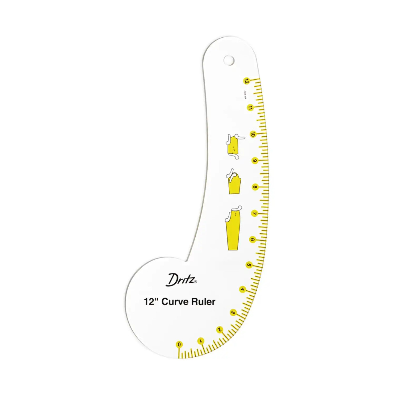 Dritz Curve Ruler Clear 12in