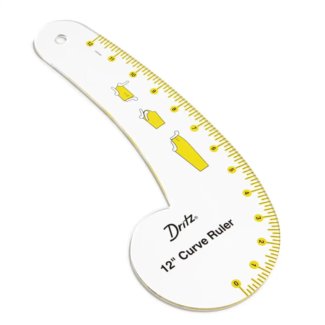 Dritz Curve Ruler Clear 12in