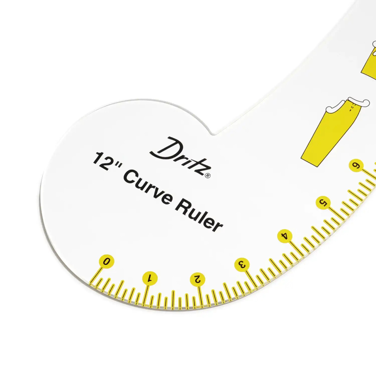 Dritz Curve Ruler Clear 12in