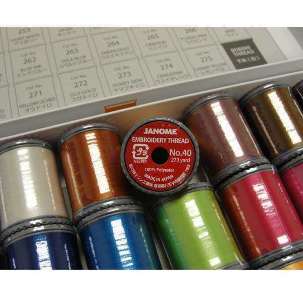 Janome Polyester Embroidery Thread Assortment 3