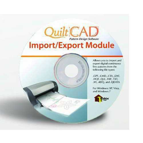 Grace QuiltCad Import Export Module Software