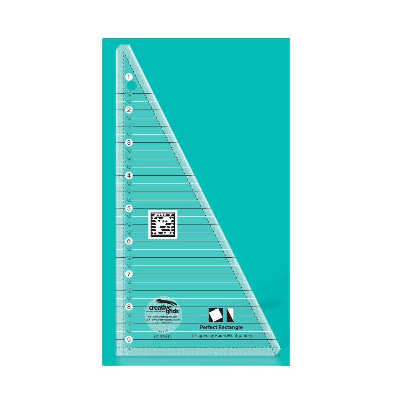 Creative Grids Perfect Rectangle 9-1/2in Quilt Ruler