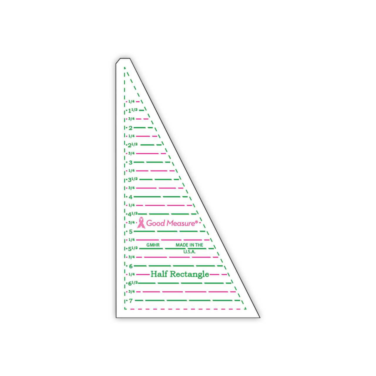Good Measure Half Rectangle Ruler