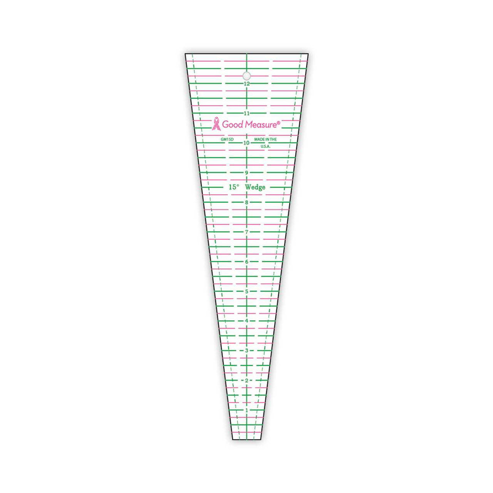 Good Measure 15 Degree Wedge Ruler