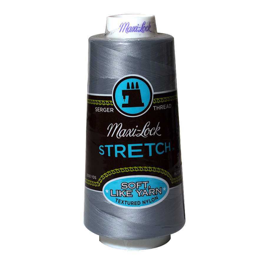 A&E Maxi-Lock Stretch Serger Thread - Light Grey