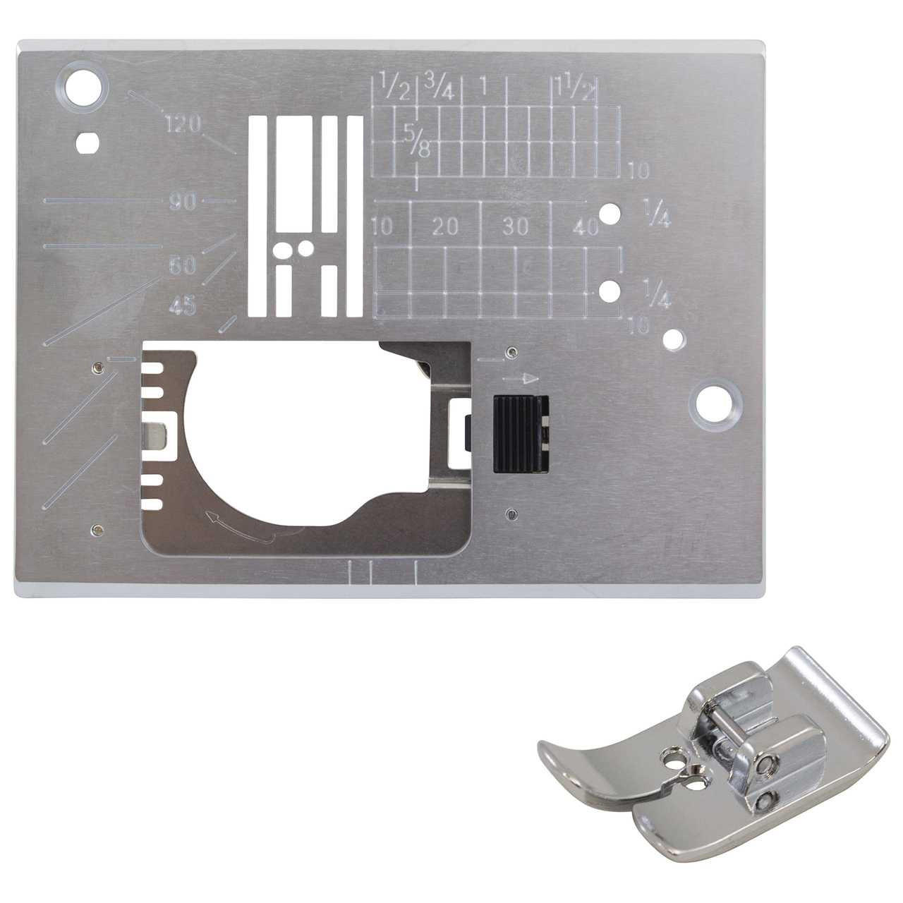 Janome Straight Stitch Needle Plate & Foot Fits MC11000, 3160 & Others