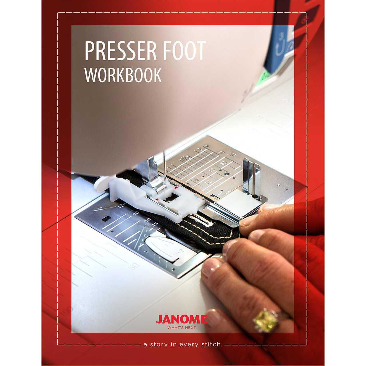 Janome Sewing Machine Presser Foot Workbook