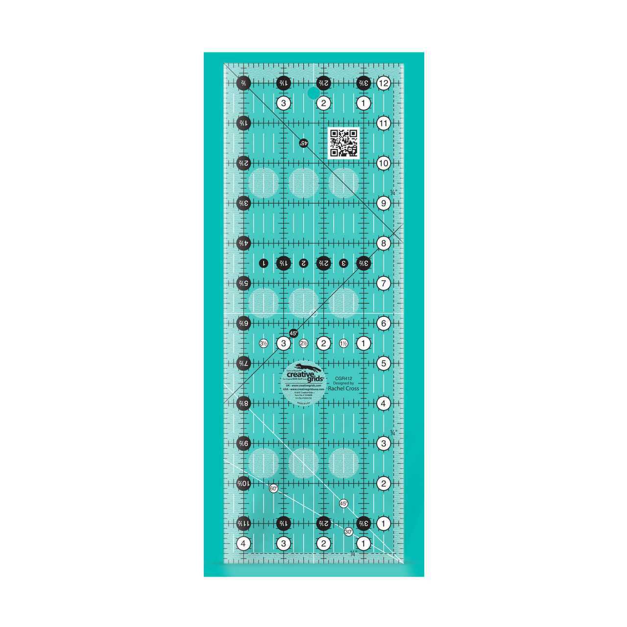 Creative Grids Quilt Ruler 4-1/2in x 12-1/2in