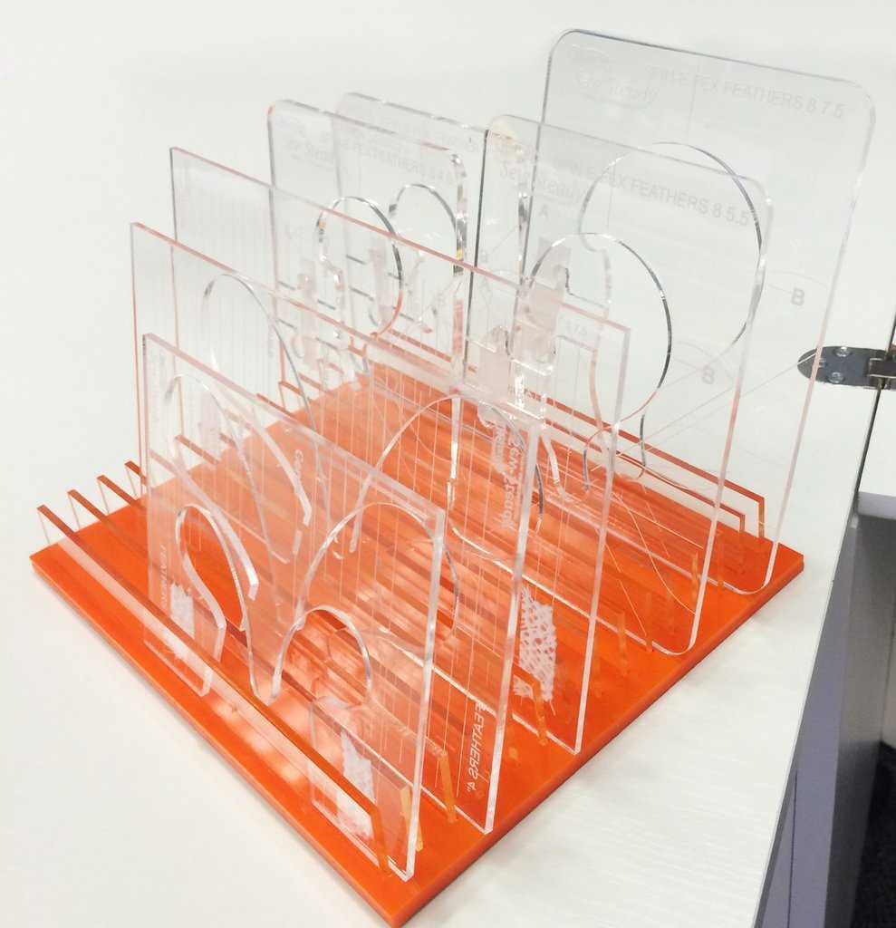 Sew Steady Westalee Ruler Rack - 10 Slots for Templates/Rulers