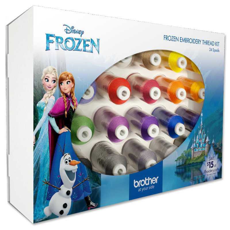 Brother Disney Frozen Embroidery Thread Kit