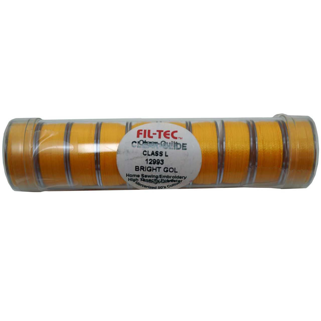 FIL-TEC Class L Prewound 120 Yard Poly Bright Gold Bobbins