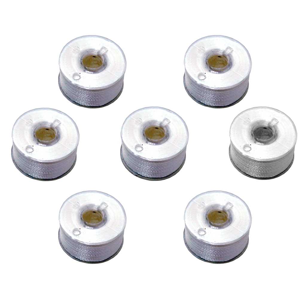 FIL-TEC Class 15 Prewound 145 Yard Poly White Bobbins