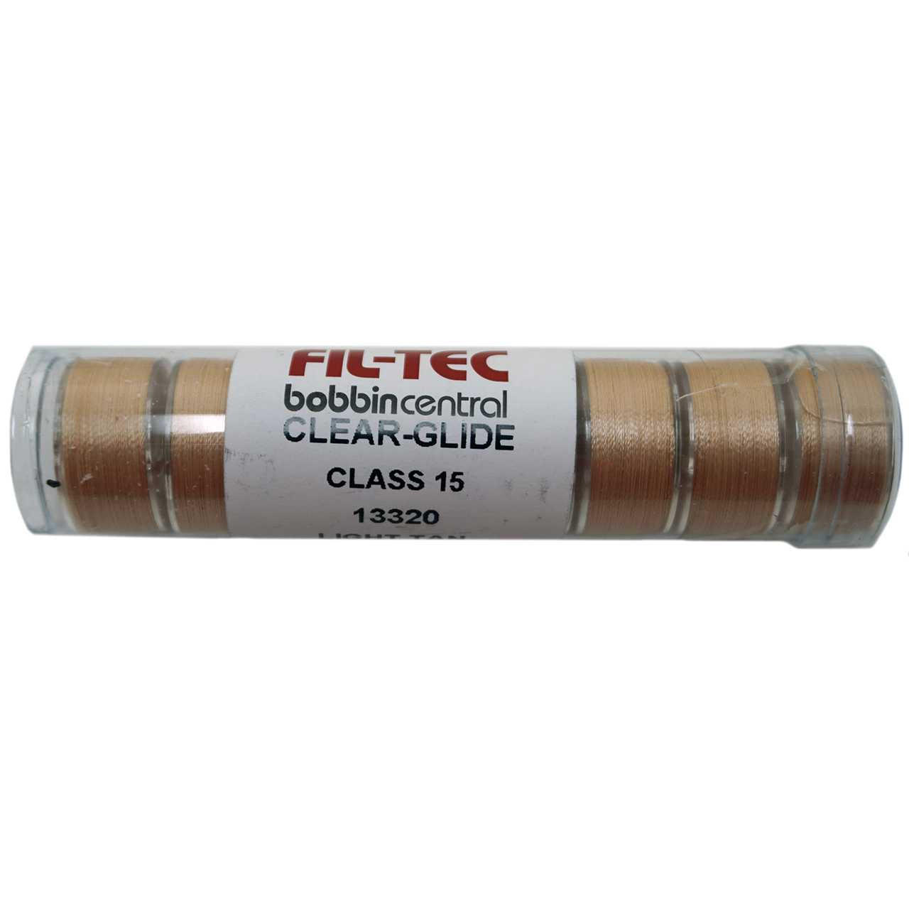FIL-TEC Class 15 Pre-wound 145 Yard Poly Light Tan Bobbins