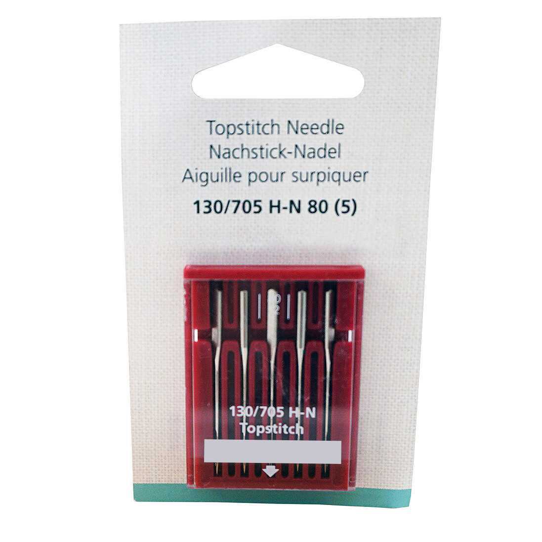 Bernina Topstitch Needles Size 80/12 - 5 Pack