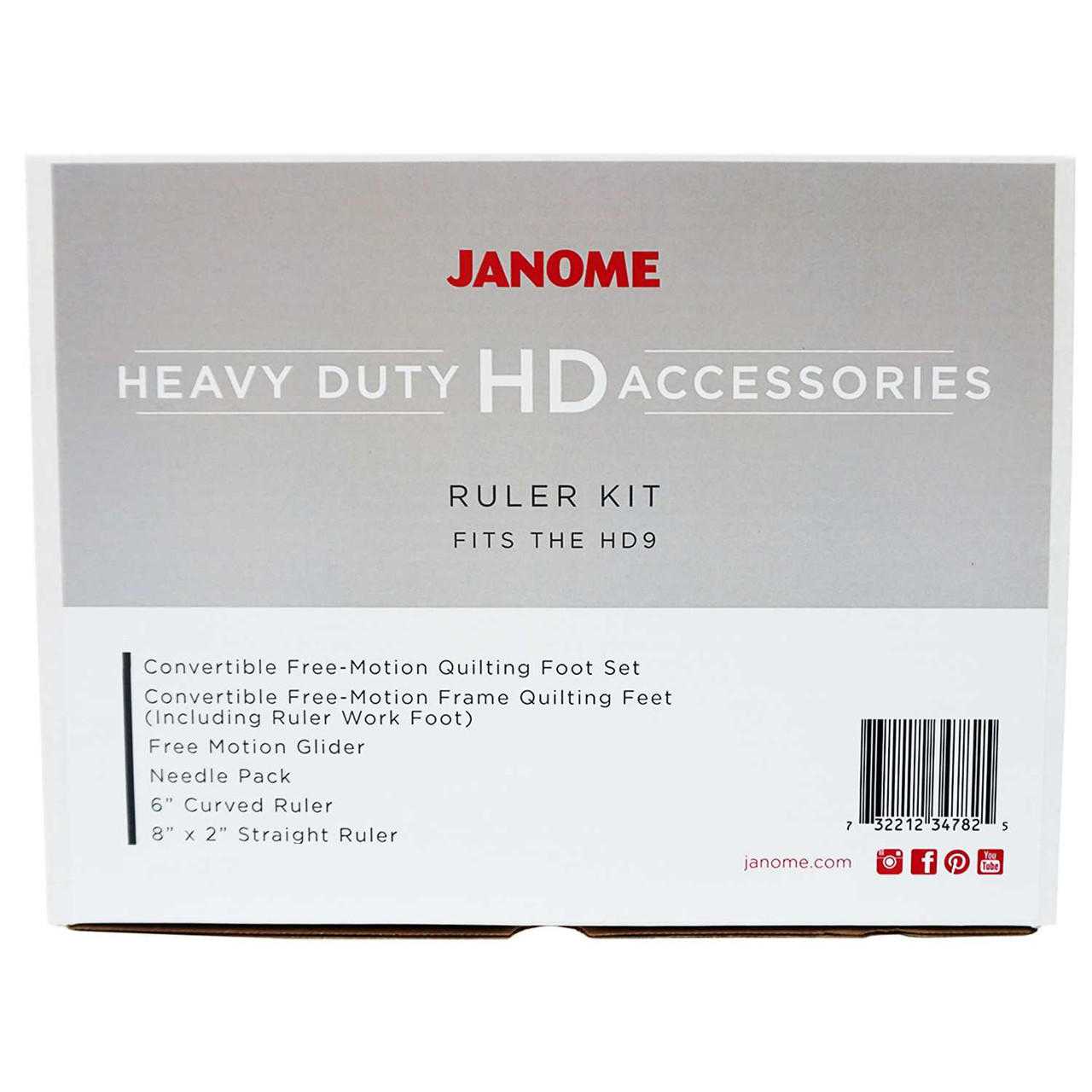 Janome Sewing Accessory HD9 Ruler Work Kit