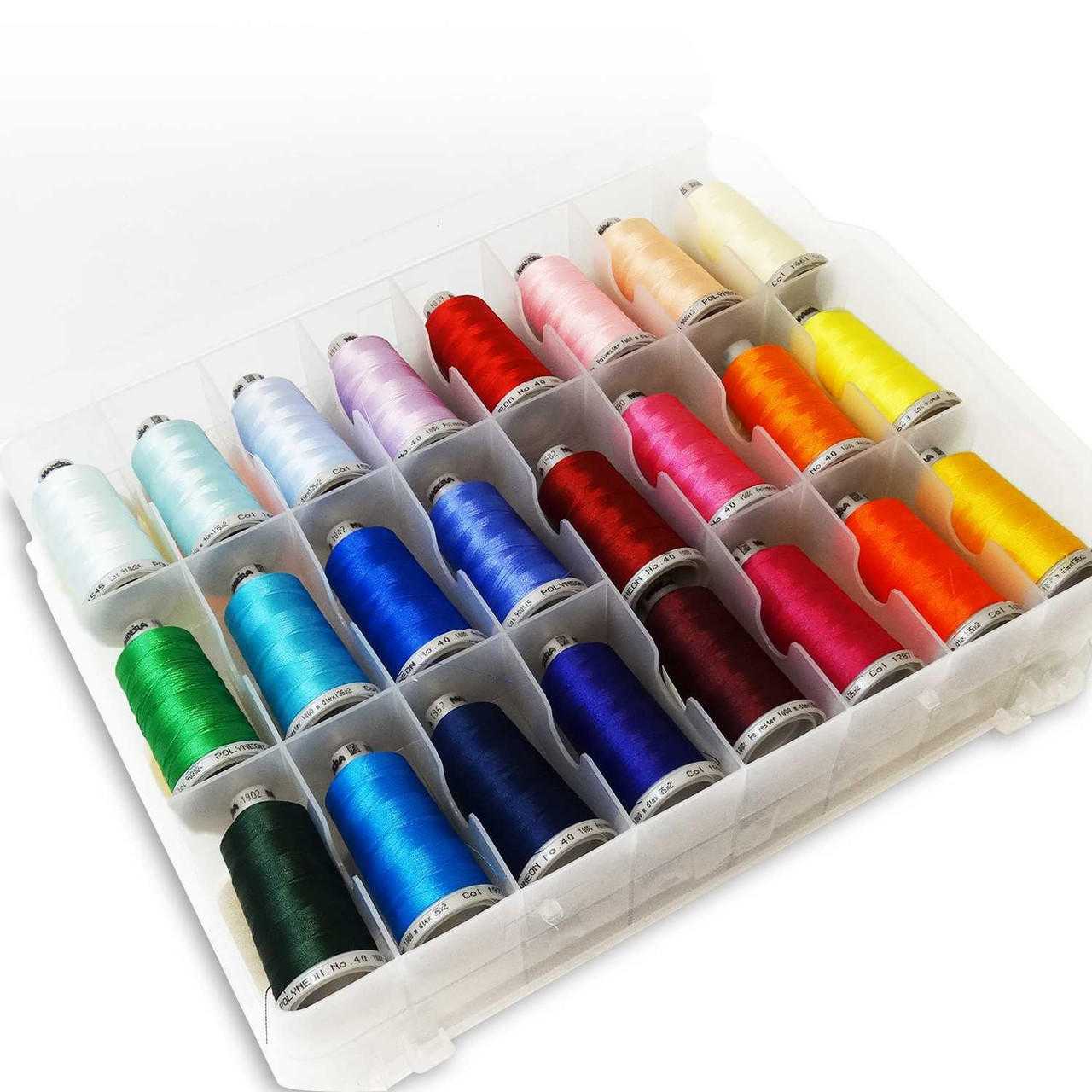 Madeira #40 Weight Polyneon Thread Kit - 48 Pack, 1100yd