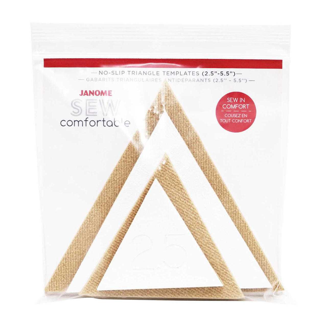 Genuine Janome Sewing Triangle Template Set