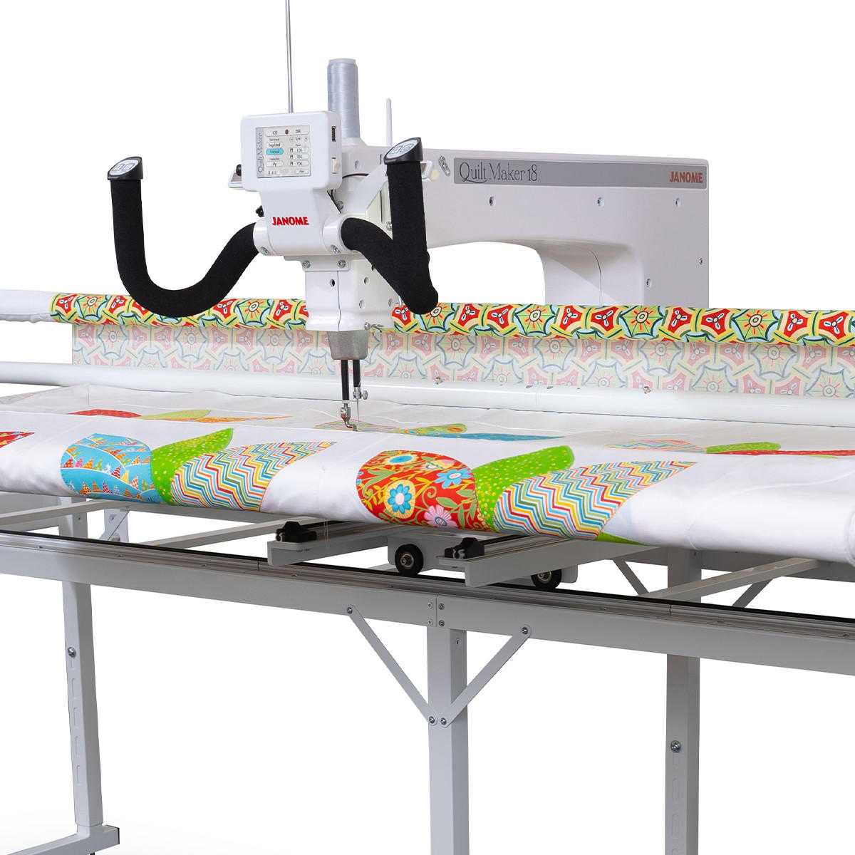 Janome Quilt Maker 18 with 8' ProFrame | Long-Arm Quilting Machine