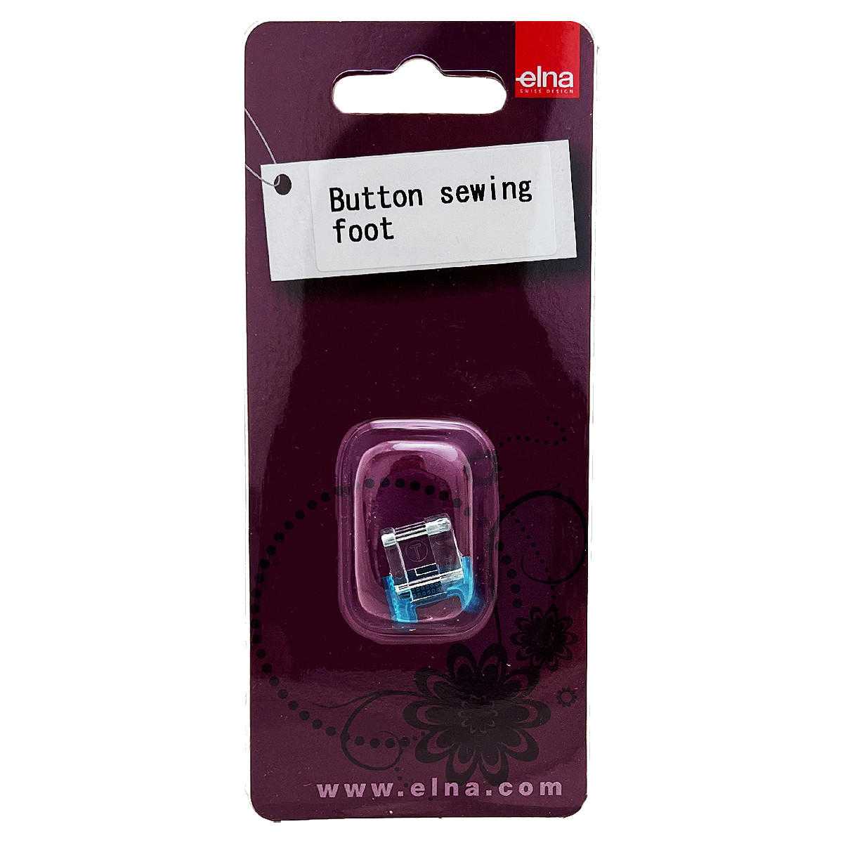 Authentic Elna 7mm Button Sewing Presser Foot