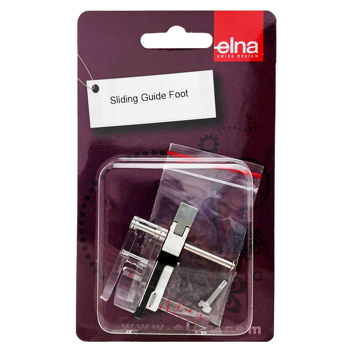 Authentic Elna 7mm Sliding Guide Presser Foot