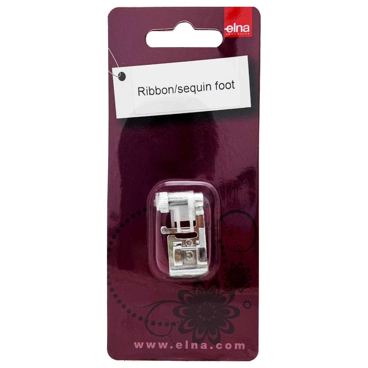 Authentic Elna 7mm Ribbon and Sequin Presser Foot