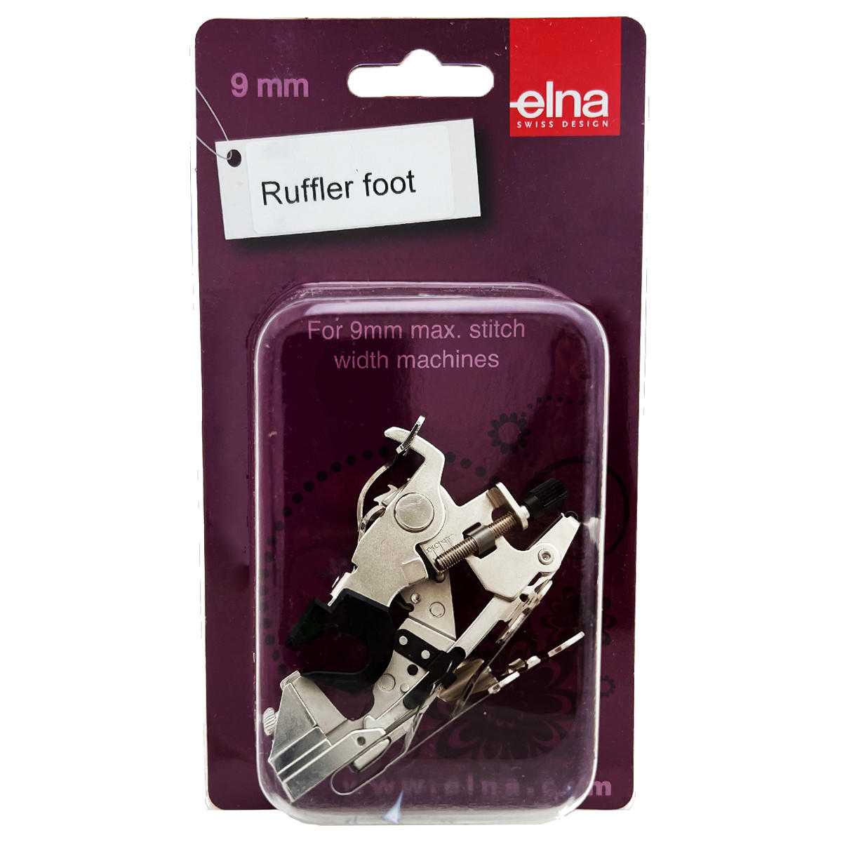 Authentic Elna Sewing 9mm Ruffler Presser Foot