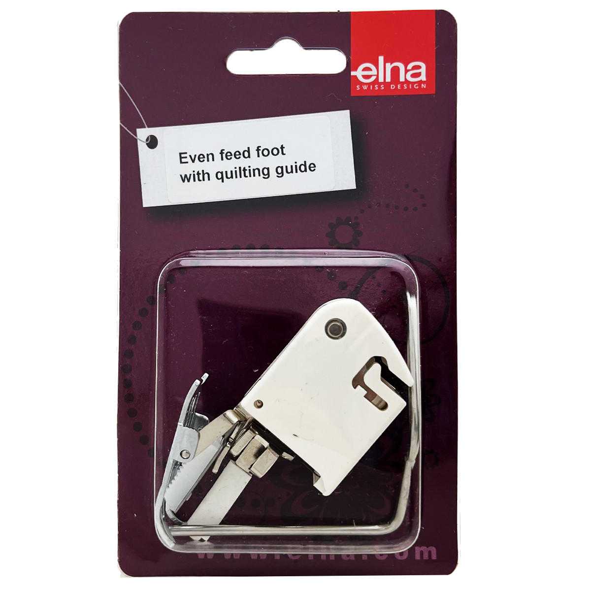 Elna Front Load 5mm Even Feed Foot with Quilting Guide