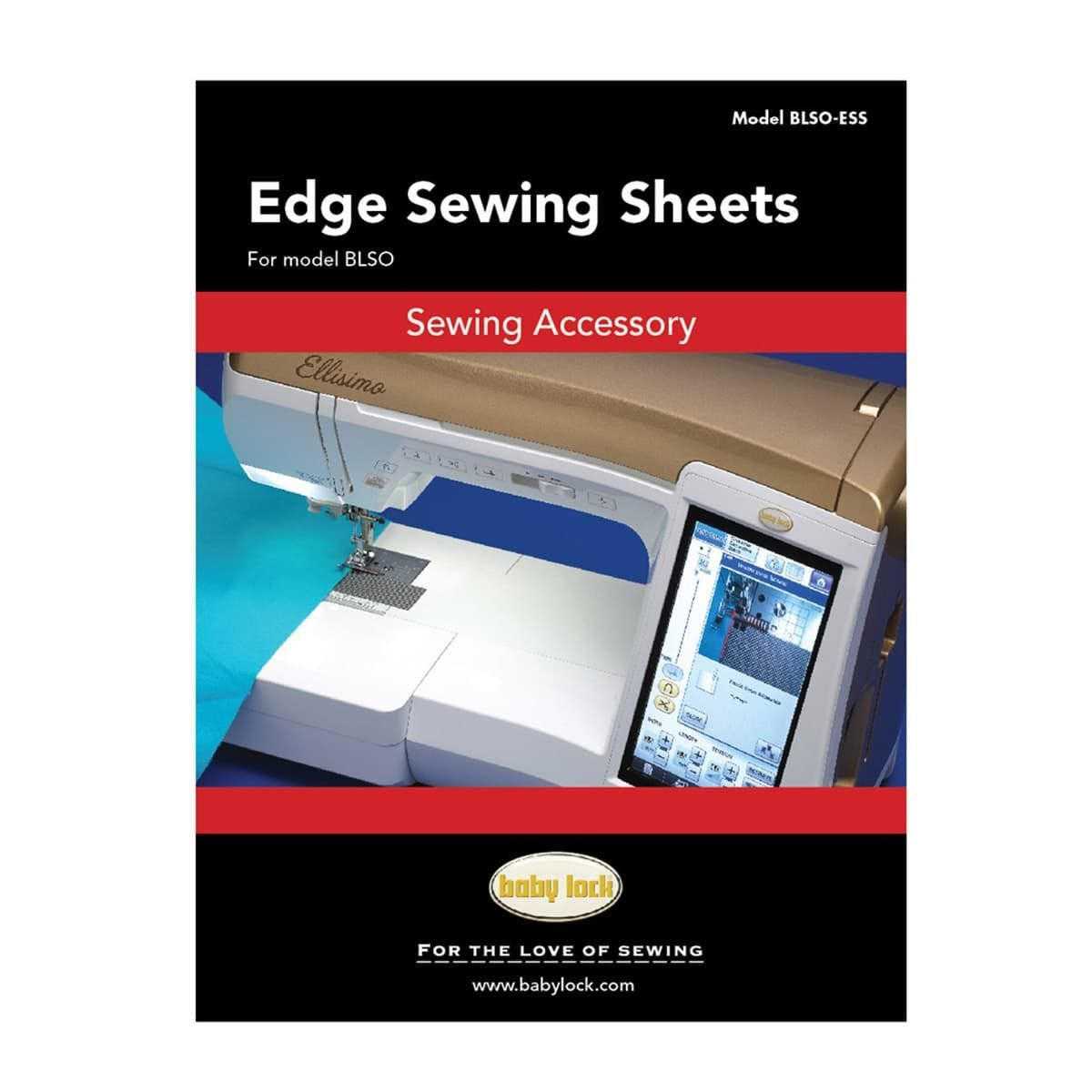 Baby Lock Edge Sewing Sheets BLSO-ESS, See Applicable List