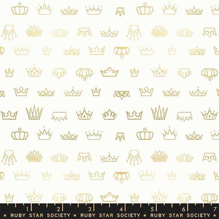 Ruby Star Society Fabric - Reign Coronation Sweet Cream