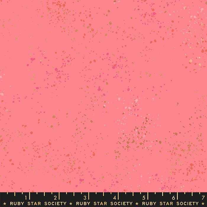 Ruby Star Society Fabric - Speckled - Metallic Sorbet