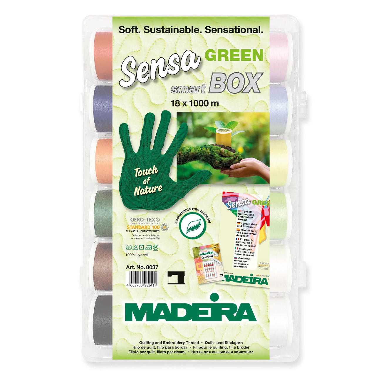 Madeira Sensa Green 8037 Smart Box Thread Set